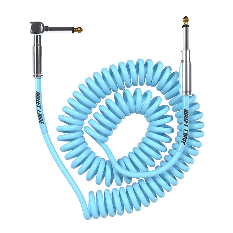 Bullet Cable 15′ Classic Robin Blue Coil Cable – LIMITED | Reverb UK