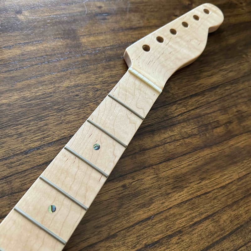 Flame Maple Tele Neck fits fender Telecaster body 21 frets | Reverb