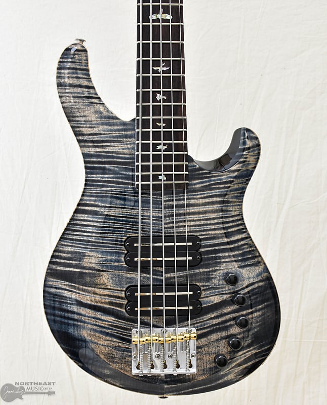 PRS Guitars Gary Grainger 5 String Bass - Faded Whale Blue 10 | Reverb