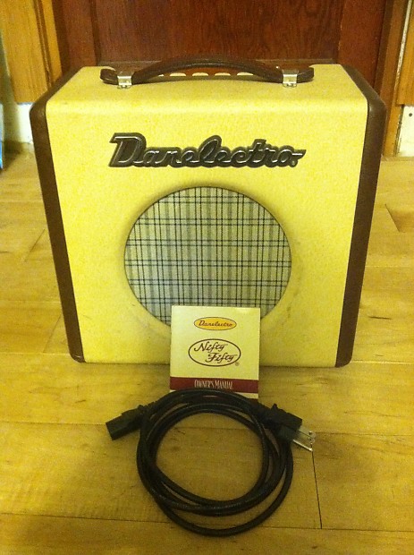 Danelectro Nifty Fifty Cream/Brown | Reverb
