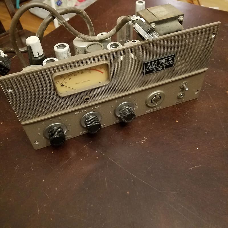 Ampex 601 Mono Tube Preamp with Input transformer 58-0022 | Reverb