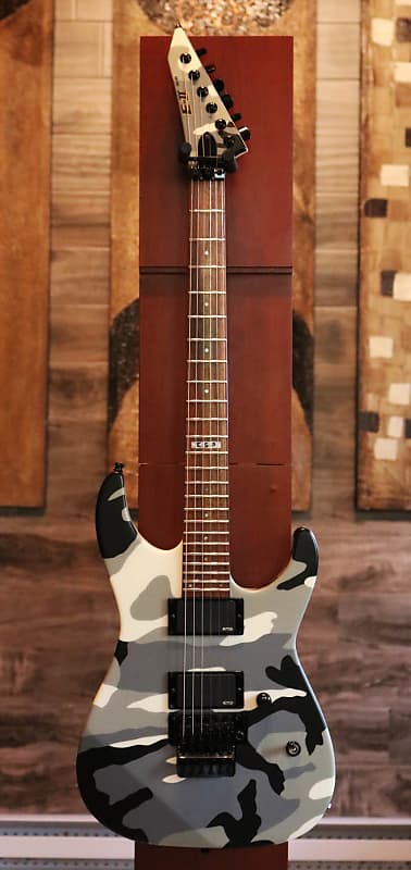 2017 ESP E-II M2 Urban Camo / Made in Japan | Reverb