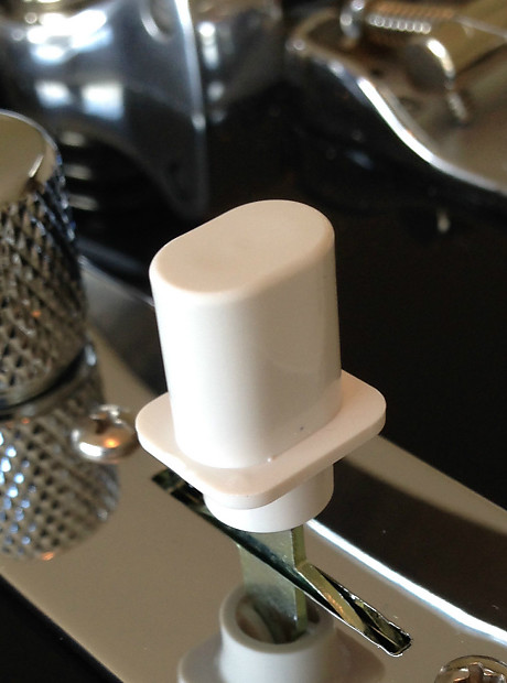 Telecaster Style Top Hat Switch Tip - White | Reverb
