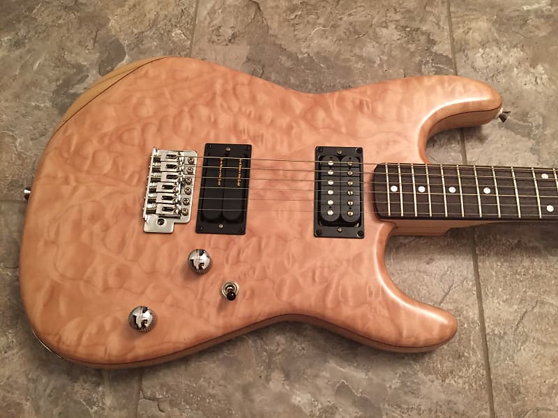 Quilted Maple Custom Strat Style Guitar | Reverb
