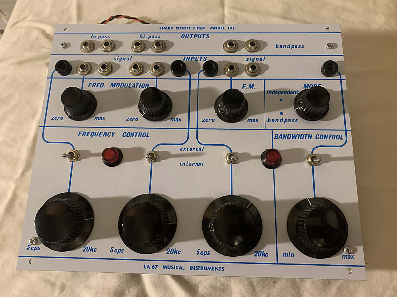 Buchla LA67 Model 191 Sharp Cutoff Discrete 4-pole Filter | Reverb