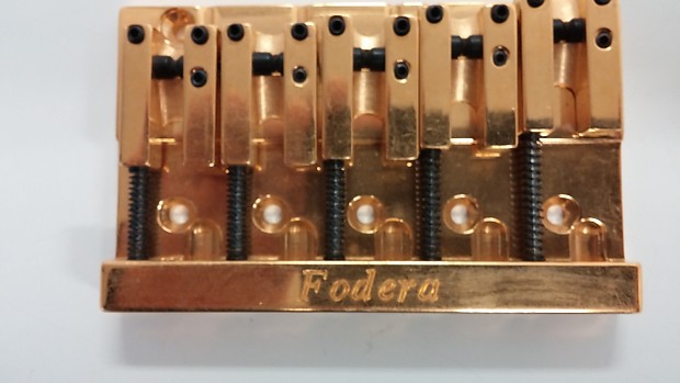 Fodera 5 String Bass Guitar Bridge | Reverb