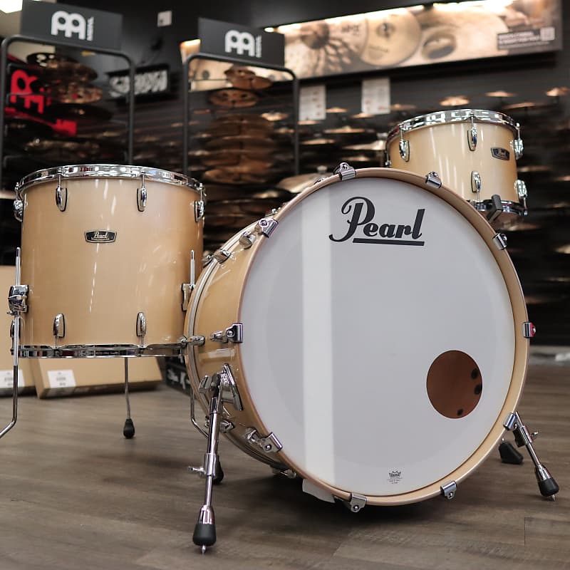 Used Pearl 3-PC Wood-Fiberglass Shell Pack 13/18/24 (Platinum | Reverb