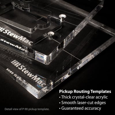 StewMac Pickup Routing Templates for P-Bass | Reverb