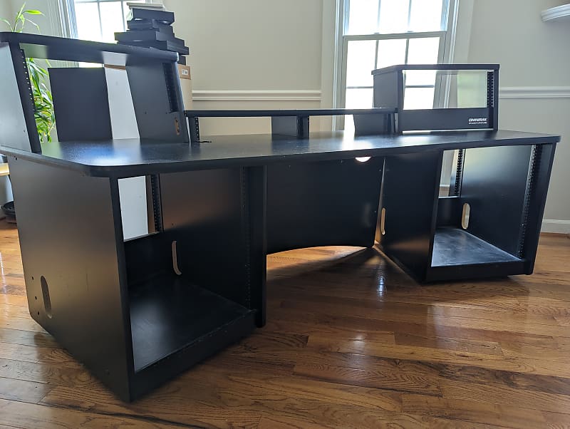 Omnirax Force 36 Studio Rack Desk - Black | Reverb