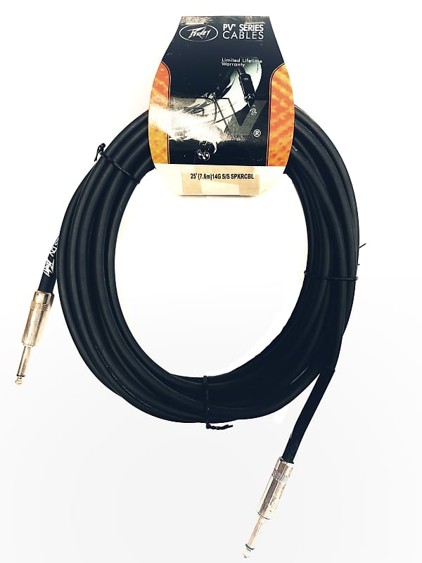 Peavey PV Series 25ft Speaker Cable 00576100 - Clearance Sale | Reverb