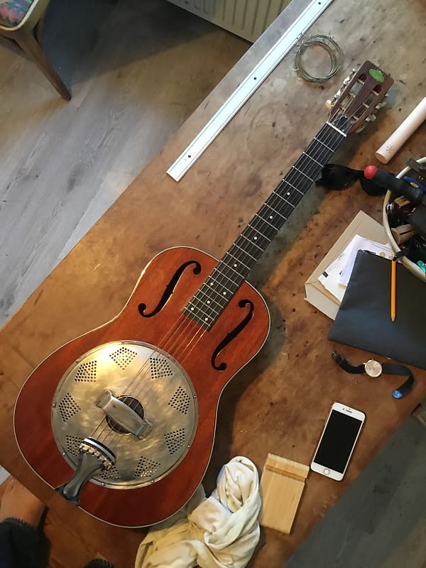 REGAL RD-3 Duolian 12 Fret Biscuit Bridge 2000 Natural | Reverb