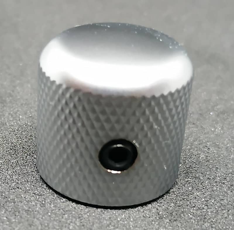 1 Satin Chrome SmallGrip Telecaster Metal Dome Knobs | Reverb Canada