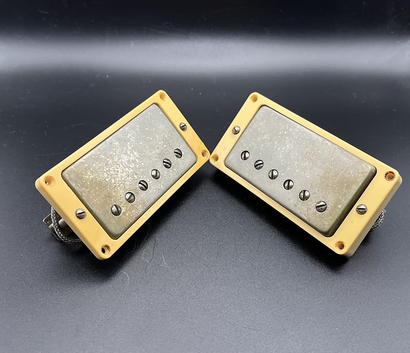 1981 Maxon Greco PU-2 pickup set - Nickel | Reverb UK