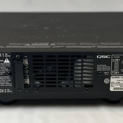 QSC CX1202 2-Channel Commercial Power Amplifier 2010s - Black | Reverb