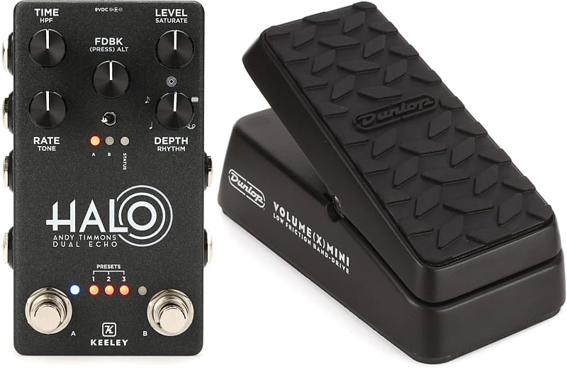 Keeley Halo Andy Timmons Dual Echo Pedal Bundle with Dunlop | Reverb