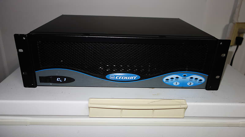Crown CL1 Stereo Amplifier Bridgable 450w/ch @ 4ohm 2000's | Reverb
