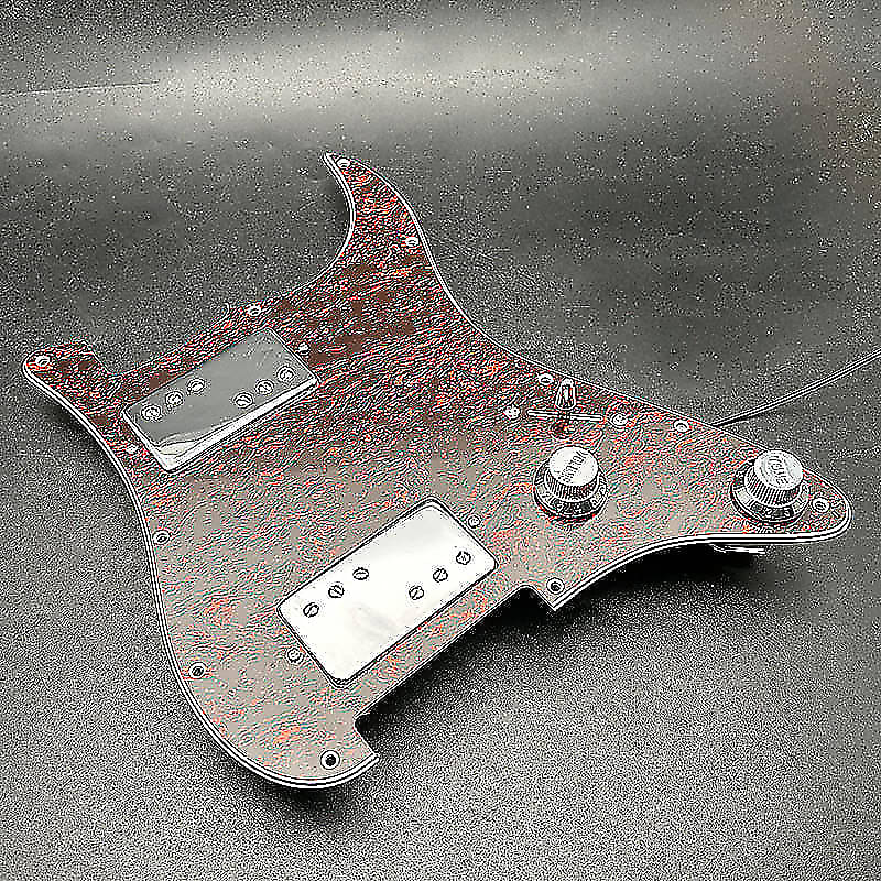 Red Tortoise HH Guitar Prewired Loaded Stratocaster Strat | Reverb