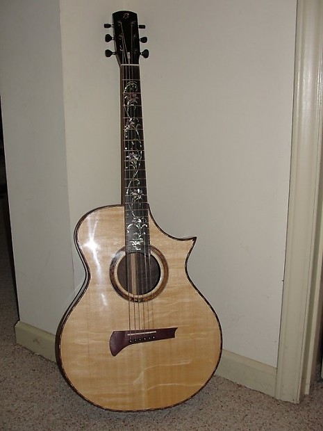 Custom Burchette Acoustic Guitar | Reverb