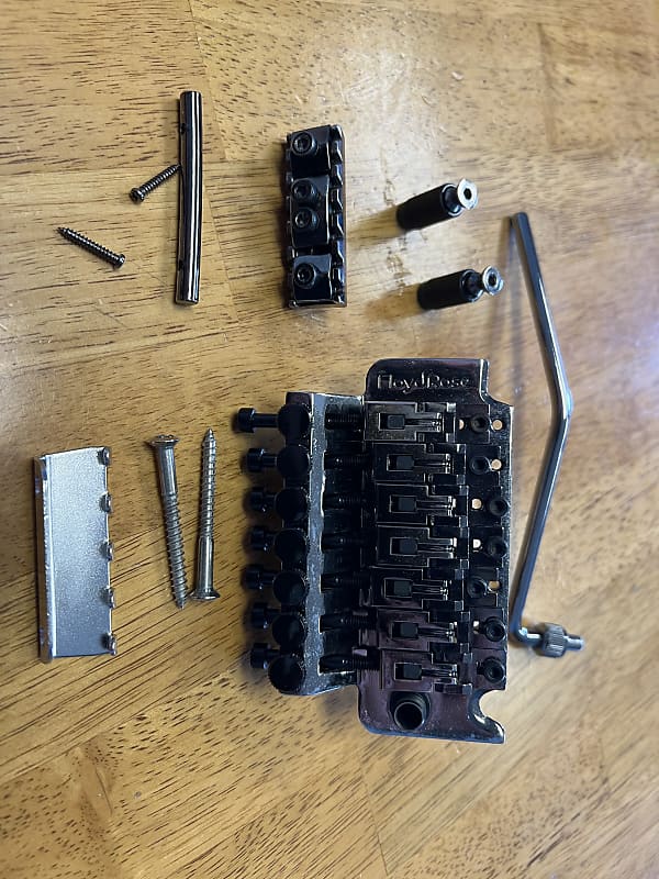 Floyd Rose Floyd Rose 1000 7 string trem - Black Nickel | Reverb