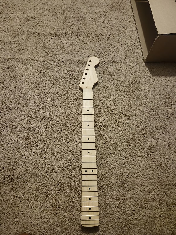 Mighty Mite Stratocaster Floyd Maple Neck 22 Frets | Reverb