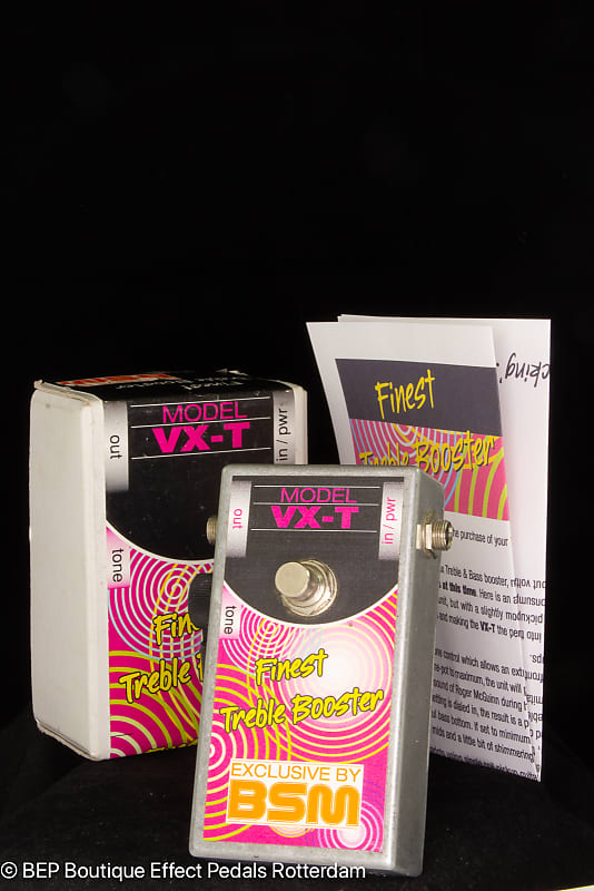 BSM VX-T BSM FireBall Treble Mid Booster s/n 2251 Tribute | Reverb UK