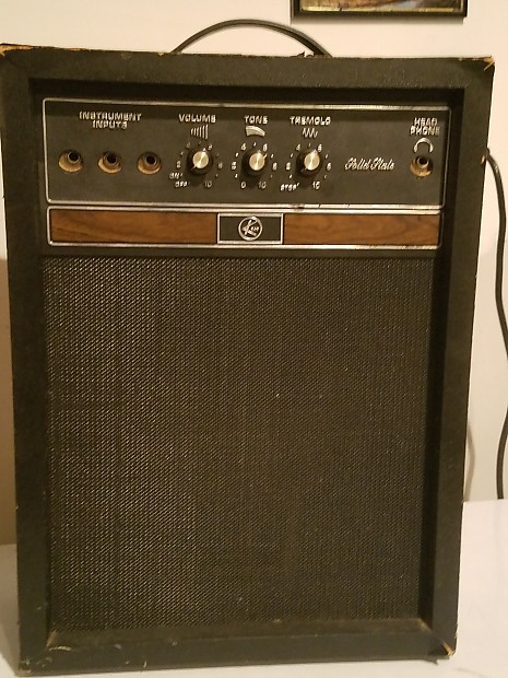 Kay Solid State amplifier Kay 70s Black | Reverb