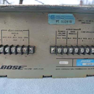 Vintage Bose Acoustimass AM-SPBP Stereo 3 Channel Power Amp | Reverb