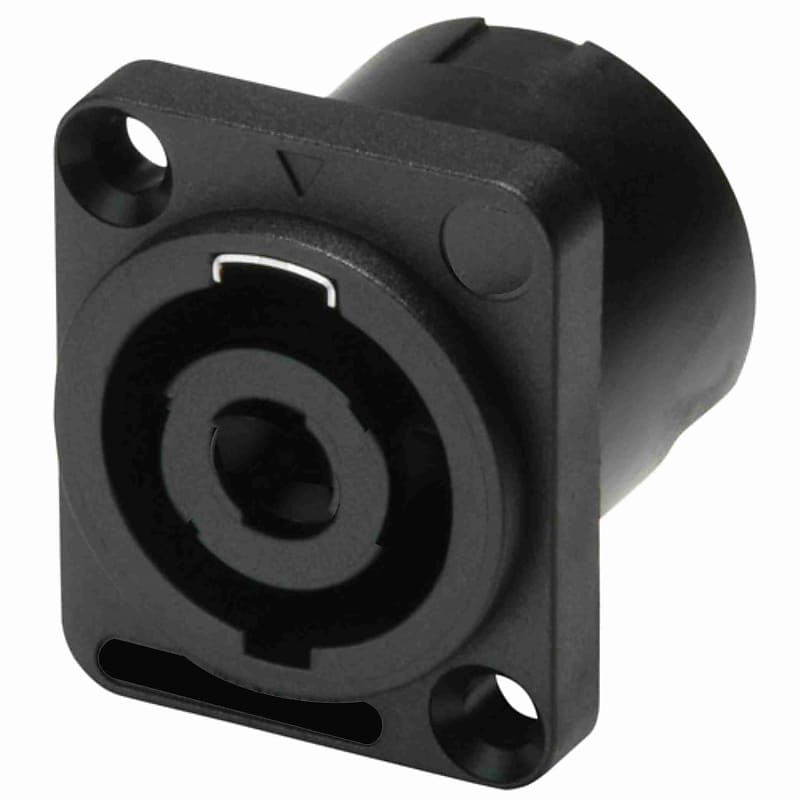 4 Pole Speaker (SPEAK-ON) D Type Panel Mount Connector | Reverb