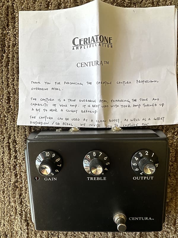 Ceriatone Centura Overdrive | Reverb