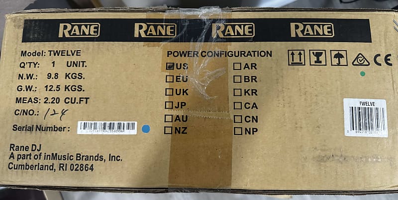 Rane Twelve DJ Turntable Controller 2020 - Present - Black | Reverb