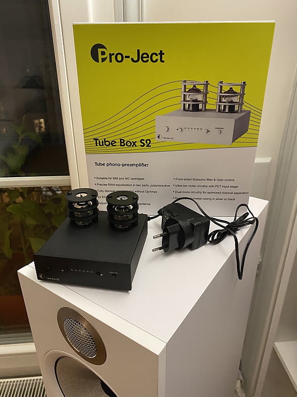 Pro-Ject Tube Box S2 Phono Preamplifier 2021 Black | Reverb