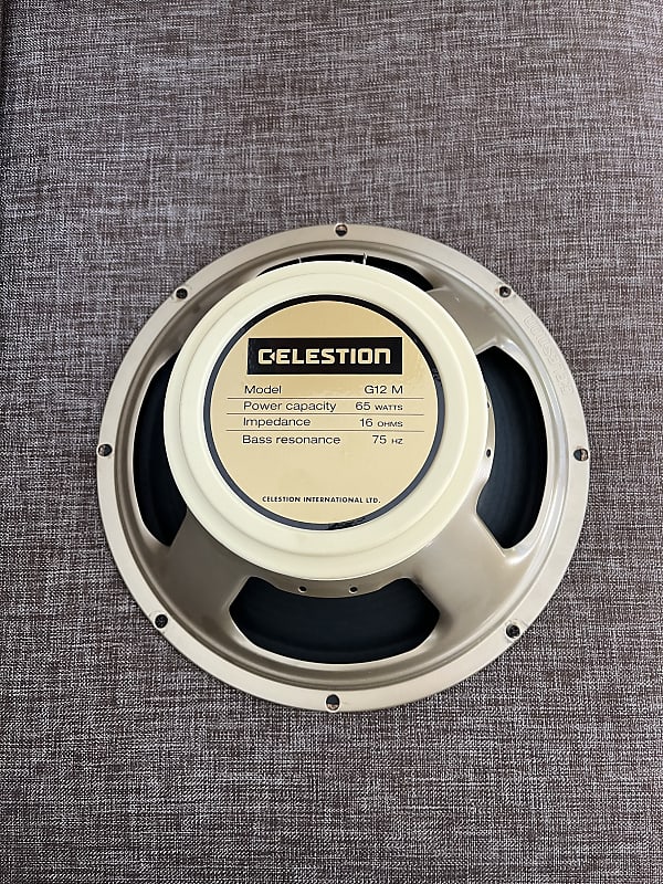 Celestion G12M-65 12" Classic Series Creamback 65W 16 Ohm | Reverb