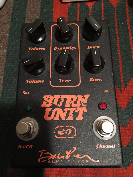 Barber Burn Unit EQ Dual Overdrive Distortion Black | Reverb UK