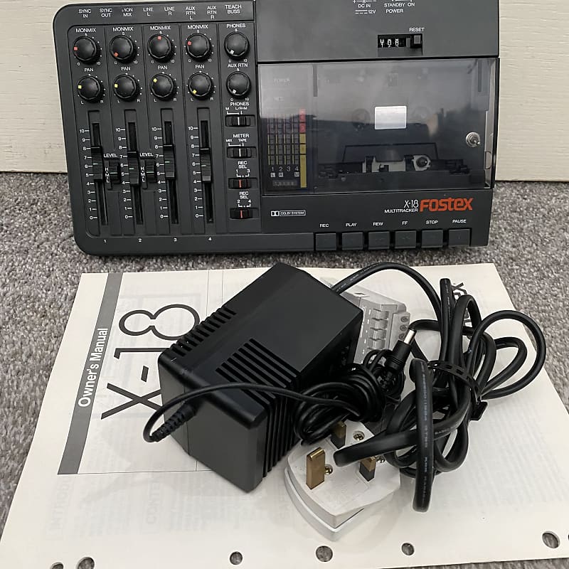 (Rare) FOSTEX X-18 Multitracker Analog 4 Track Cassette | Reverb