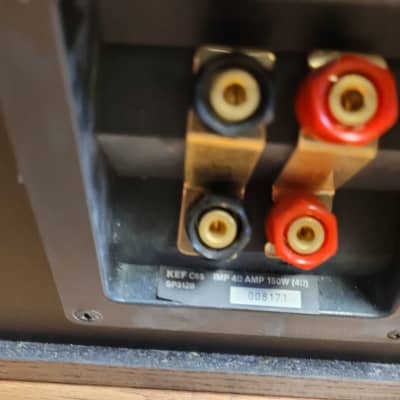 KEF C65 1991 Black HiFi Speakers Passive Radiator 4 ohm | Reverb