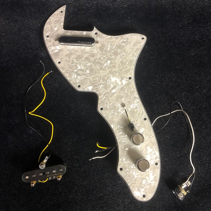 Fender Loaded Tele Thinline Pickguard Noiseless Pickups - | Reverb
