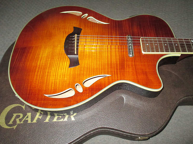 Crafter SA-TMVS 2006 - Hybrid Acoustic Electric Guitar | Reverb