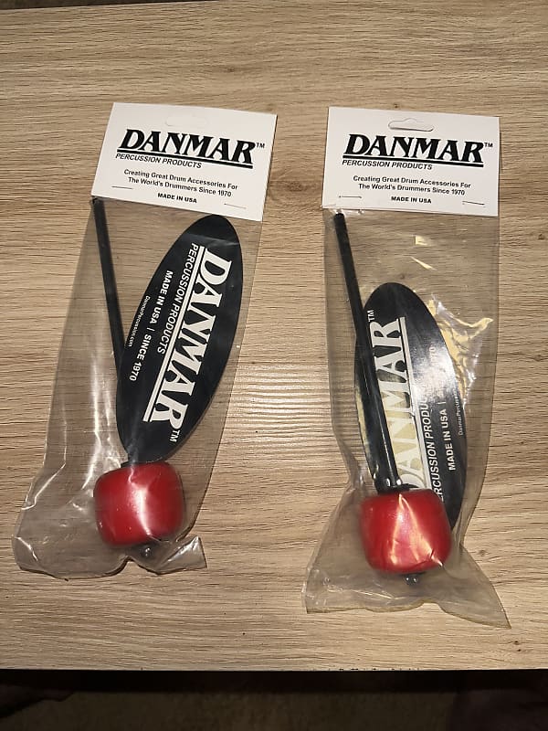 Danmar Classic 205 Red Wood Beaters | Reverb