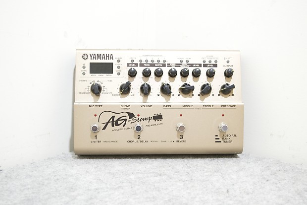 Yamaha AG Stomp Acoustic Guitar Preamp and Multi-FX | Reverb