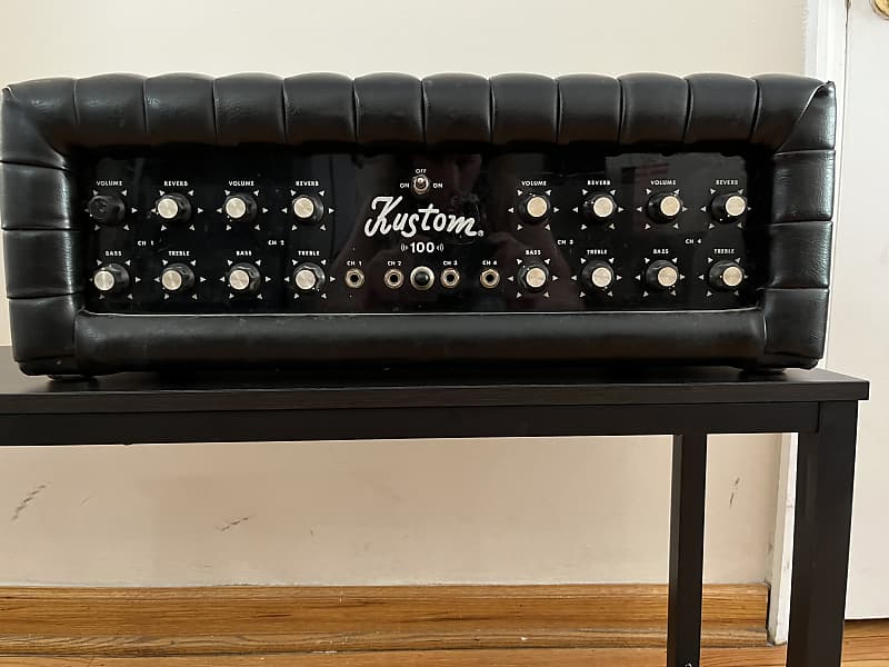 Kustom 100 Tuck 'n Roll 1960s-1970s - Black | Reverb