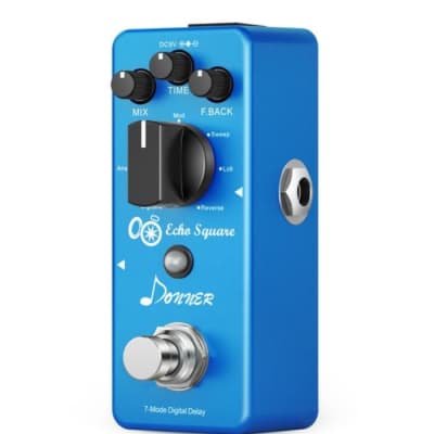 Donner Multi Digital Delay Pedal ECHO SQUARE Guitar Effect | Reverb