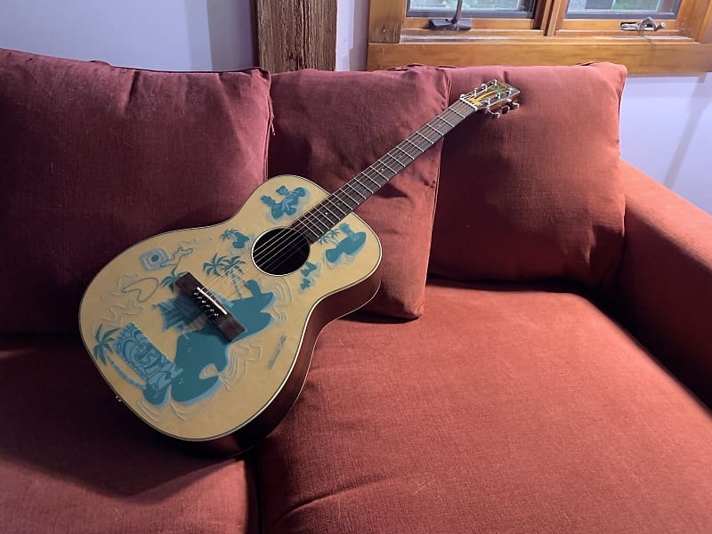 Mollo Tiki Man OM Acoustic Guitar 2022 | Reverb