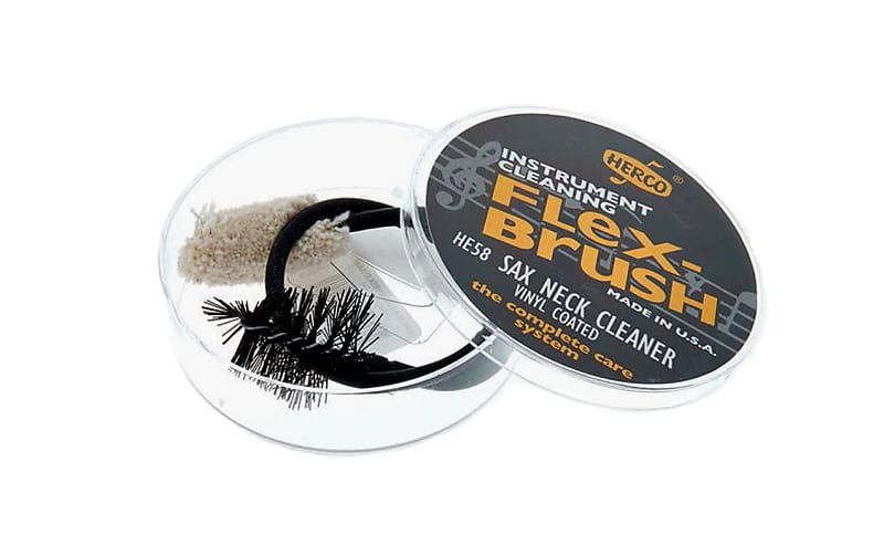 Herco Saxophone Neck Cleaner COMBINATION Cotton Swab + Nylon | Reverb