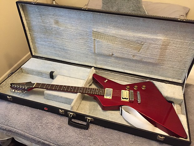 Ibanez DT-50 Destroyer 1982 Candy Apple Red | Reverb
