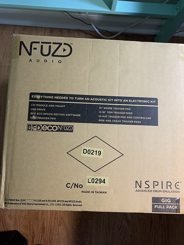 NFUZD Audio NSP1-GFLPK Electronic drum set everything | Reverb