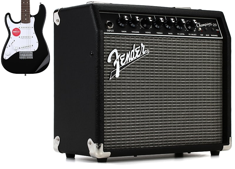 Squier Mini Stratocaster Left-handed Electric Guitar - Black | Reverb