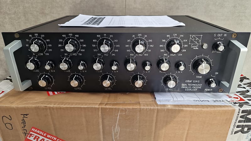 Gyraf Audio - G14-S (Tube & Solid State EQ) 2021 - Black - | Reverb
