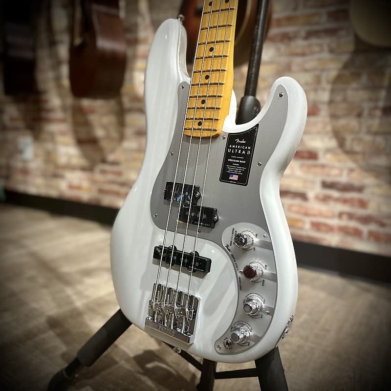 Fender American Ultra II Precision Bass - Avalanche | Reverb