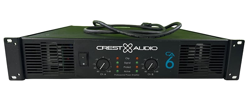 Crest Audio CA6 1500W Power Amplifier | Reverb