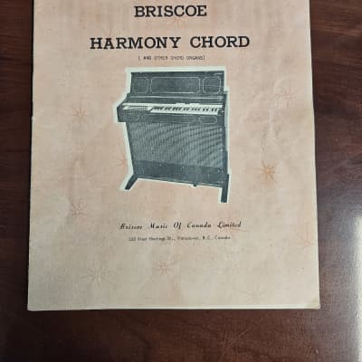 Briscoe (Frama) B-3440 Harmony Chord Organ 60's - | Reverb Canada